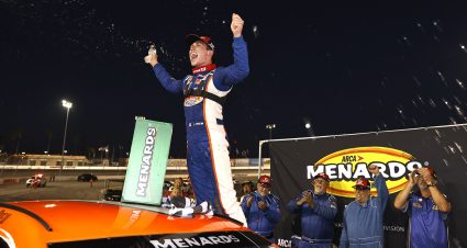 Jake Drew continues West Series hot streak, wins at Irwindale Speedway ...