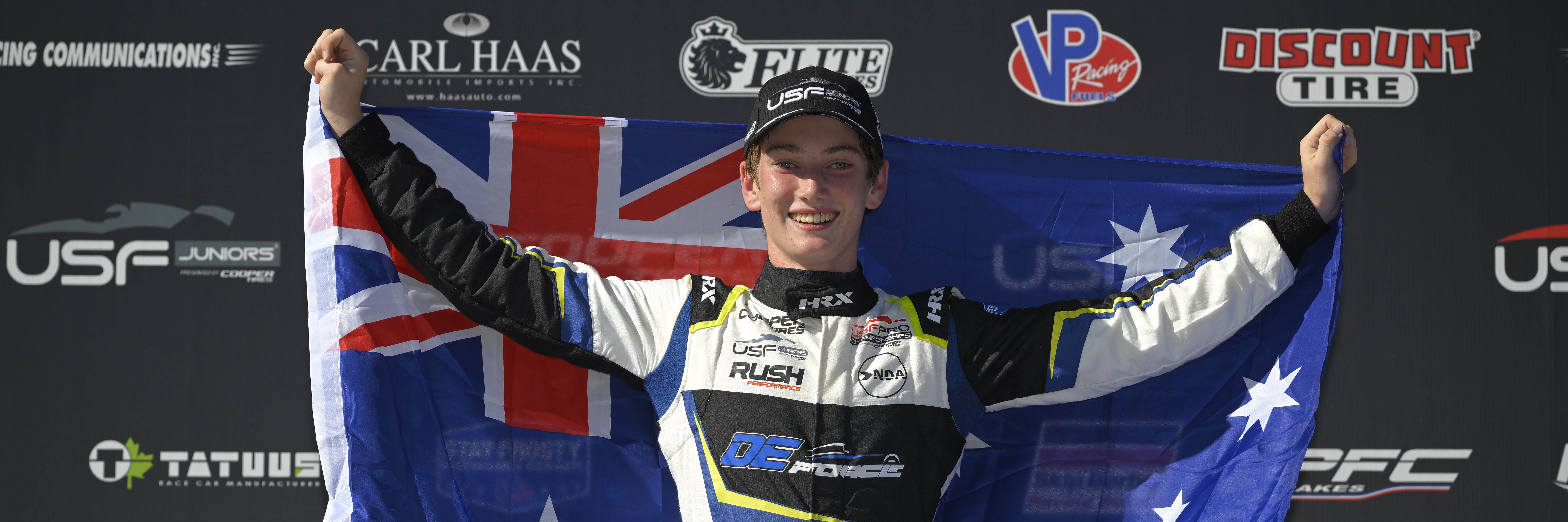 Armstrong Springs from Sixth to Claim First USF Juniors Win – News From ...