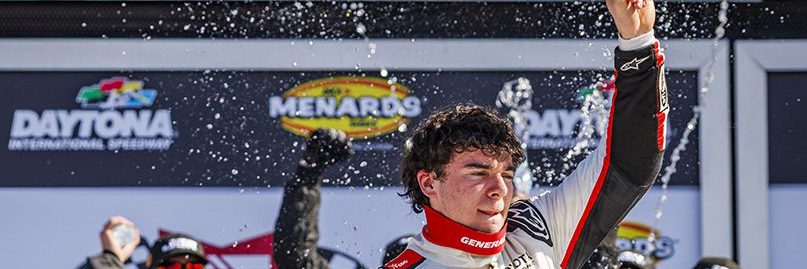 Gio Ruggerio delivers Joe Gibbs Racing its first Daytona ARCA Menards ...