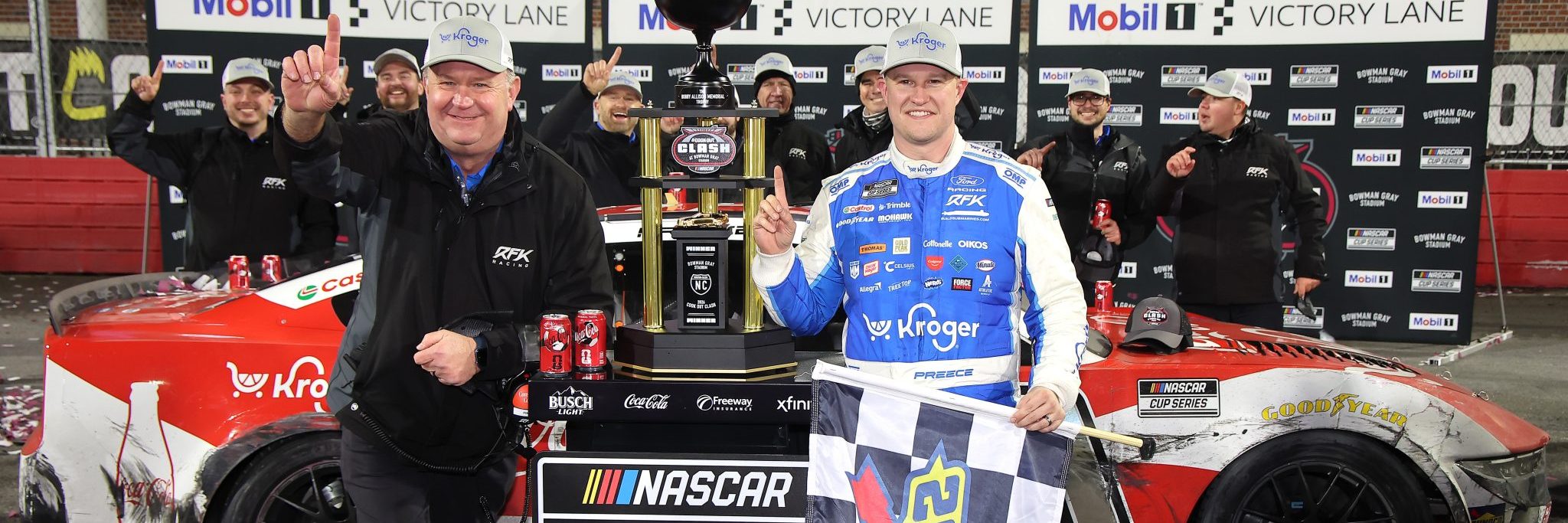 Ryan Preece overcomes weather and 18th-place starting spot to win Cook ...