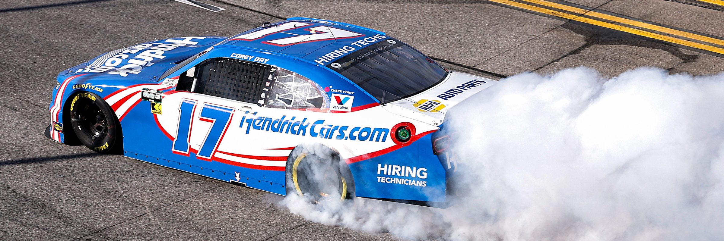 Talladega sensation! Corey Day wins first career O’Reilly Series race ...