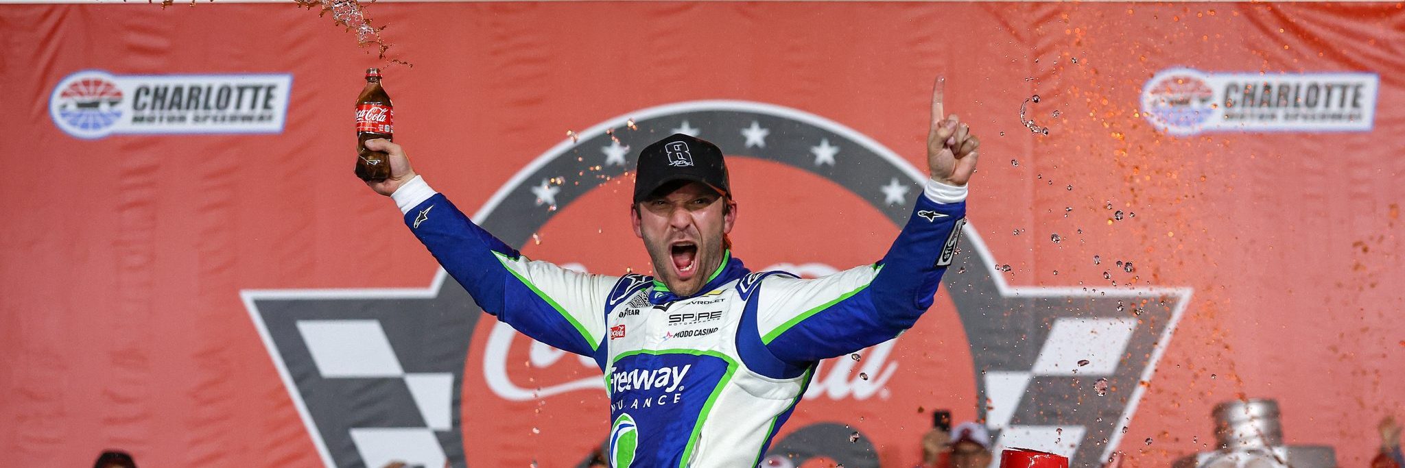Daniel Suarez wins emotional, rain-shortened Coca-Cola 600 – News From ...